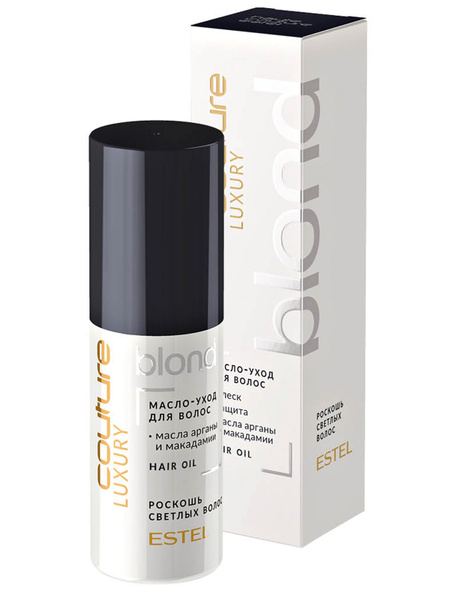 ESTEL PROFESSIONAL Несмываемое масло для окрашенных волос HAUTE COUTURE LUXURY BLOND термозащита ...