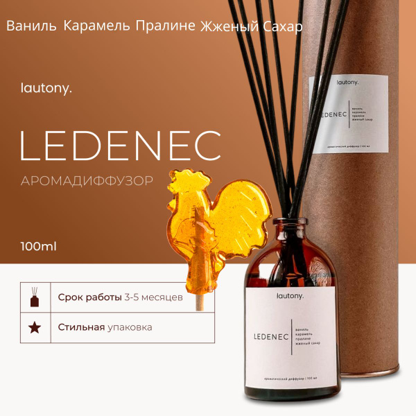 Ароматический диффузор lautony., Жидкий, Карамель, Сахар, 100 мл купить ...