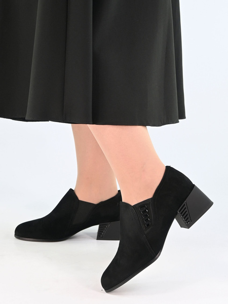 Туфли Женский Ascalini Замша натуральная, размер 38 Стандартный низкий (до 4 см) 9 Россия купить ...