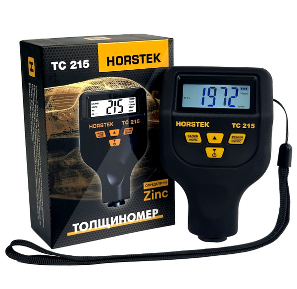 Характеристики Толщиномер Horstek TC 215 - Новинка 2025 года. Толщиномер для автопобора Fe/Al/Zn ...