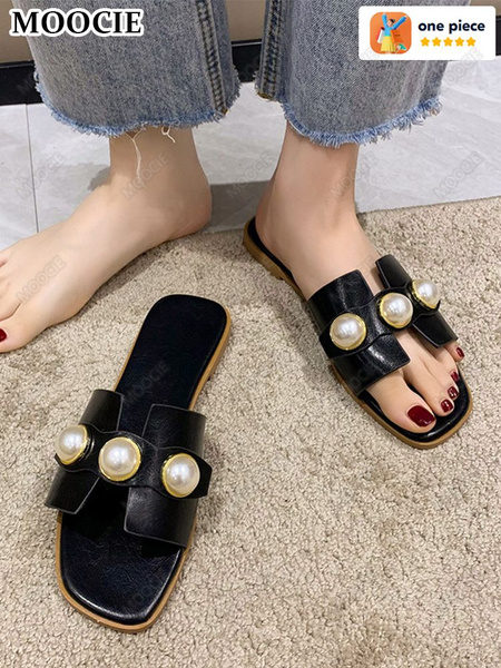 Пантолеты Женский MOOCIE, размер 39 Искусственная кожа Без застёжки Лето купить c доставкой на ...