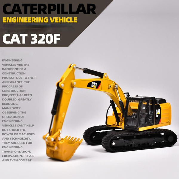 Модель гидравлического экскаватора CAT 320F L, металлическая игрушка 1/ ...