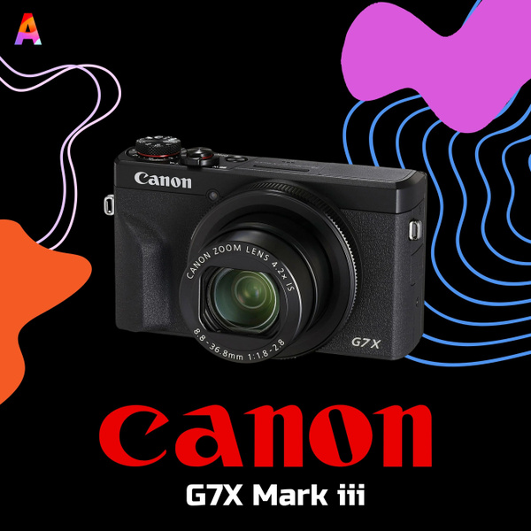 Canon Компактный фотоаппарат PowerShot G7X Mark III Black, черный купить на OZON по низкой цене ...