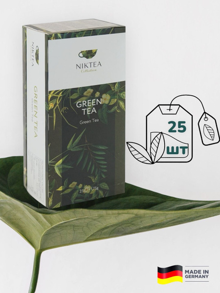 Чай зеленый Niktea DELI PACKS, 25 пакетиков купить на OZON по низкой ...