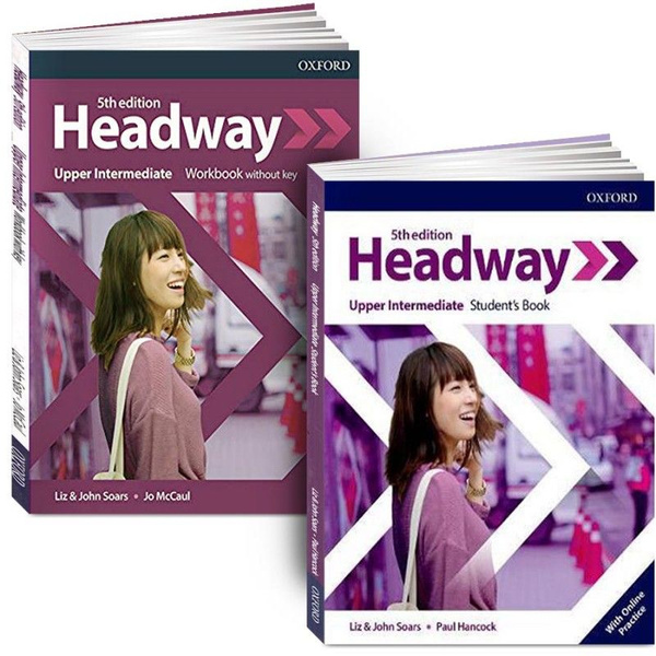 Headway Upper-intermediate 5th edition. ПОЛНЫЙ КОМПЛЕКТ: Учебник + Рабочая Тетрадь + CD/DVD ...