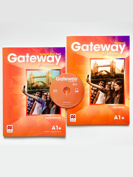 Комплект Gateway A1+ second edition: Student's Book (учебник) + Workbook (рабочая тетрадь ...