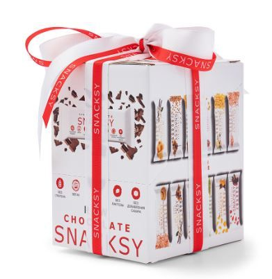 Микс батончиков RAW Chocolate SNACKSY 12 шт. х 55 г, Россия купить на ...