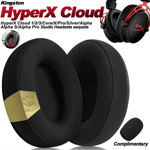 Амбушюры Kingston HyperX Cloud 123 Alpha II III Stinger Silver Core X S Pro пенные Белковая кожа ...