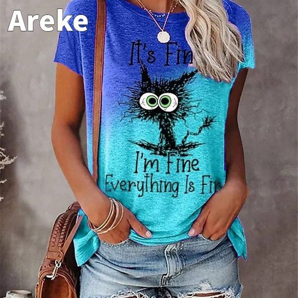 Футболка Женский Areke бронза Короткий, размер 46 Полиэстер Орнамент ...