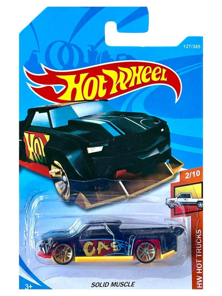 Машинка металлическая коллекционная масштабная модель 1:64 Solid Muscle ...