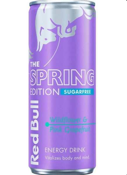 Red Bull Spring Wildflower энергетический напиток без сахара 250 мл ...