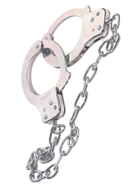 2025Наручники из металла с длинной цепочкой CHROME HANDCUFFS METAL ...