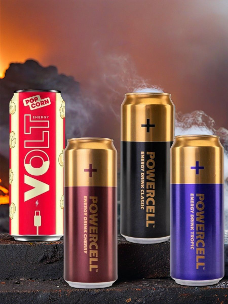 Энергетические напитки VOLT и POWERCELL купить на OZON по низкой цене (2075891049)