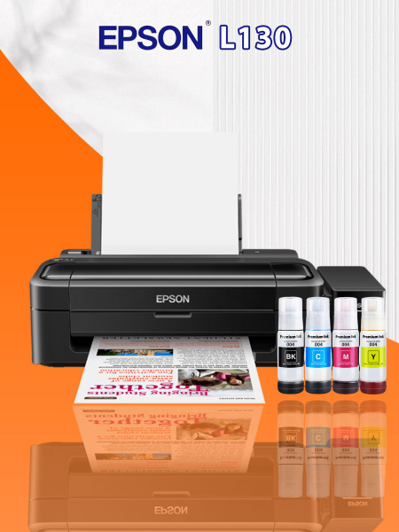 Epson Принтер струйный L130, СНПЧ, цветн., A4, черный, прозрачный купить на OZON по низкой цене ...