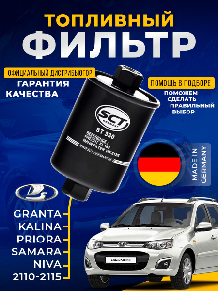 Топливный фильтр ЛАДА Гранта Приора Калина Нива LADA Granta Niva Priora ...