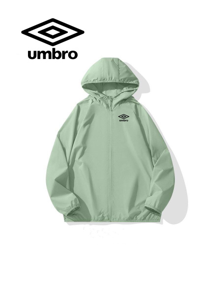 Ветровка Мужской, Женский UMBRO Бахрома зеленый круглый Камус, размер 48, 50 Средний На любой ...