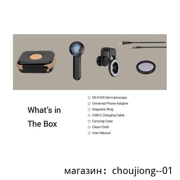 IBOOLODE-Версии дерматоскопии 3100 и 3100PRO, объектив для мобильного телефона, увеличительное ...