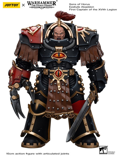 JOYTOY Warhammer 30K 1/18 Sons of Horus Ezekyle Abaddon First Captain ...