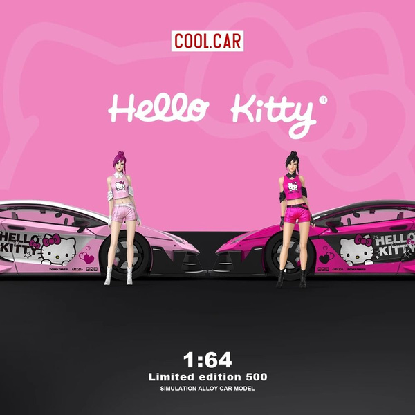 Машинка модель Премиум TimeMicro1:64 Lamborghini GTEVO Hello kitty LBWK ...