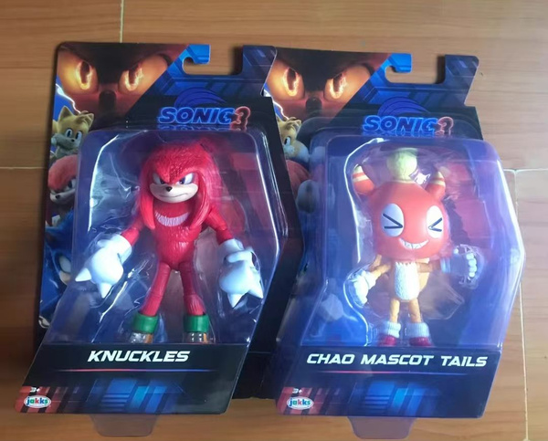 Jakks Pacific, Sega Sonic The Hedgehog 3 Movie,KNUCKLES & Chao Mascot ...