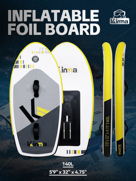Kinma WING PRO 5'9" жёсткая доска для вингфойла 140 л (жёлто-серая ...