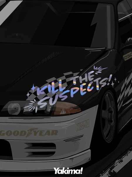 Kill the Suspects - JDM голографическая наклейка на автомобиль купить c ...