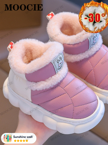 Ботинки Девочки MOOCIE розово-лавандовый, размер 27 Зима Шнурки купить c доставкой на OZON по ...
