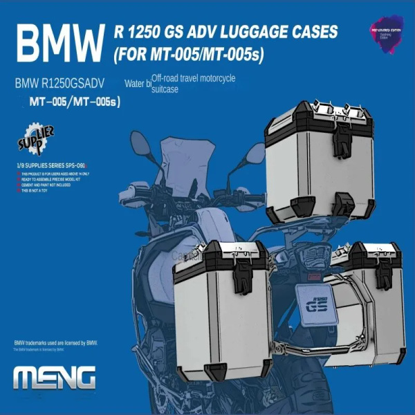 Meng Model SPS-091S 1/9 R 1250 GS ADV Чемоданы В отношении MT-005/MT-005S Предварительная ...