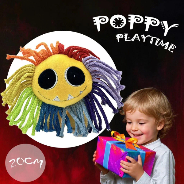 Ярнаби (Yarnaby) мягкая игрушка из Poppy Playtime Оригинальный плюшевый ...