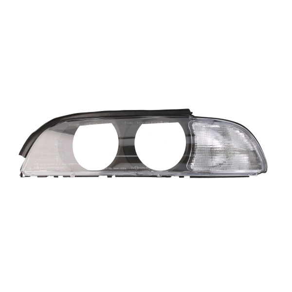 Стекло левой фары для BMW E39 1996-2000, БМВ Е39 стекло левой фары DEPO ...