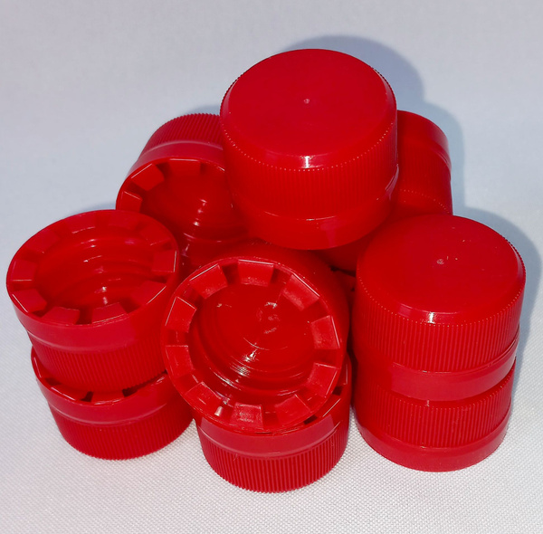 Пробка пластиковая для бутылки пластиковых и стеклянных Диаметр 28мм ...