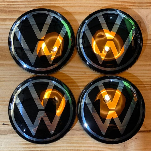 4шт, 66мм, Колпачки заглушки Фольксваген Volkswagen на центральное ...