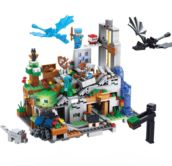 Конструктор Майнкрафт детали: 760 фигурки: 11 "лего совместимый ...