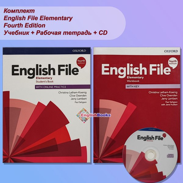 English File Elementary 4th edition, комплект c CD - купить с доставкой ...