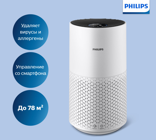 Очиститель воздуха Philips AC1715/10, черный, белый - купить по ...
