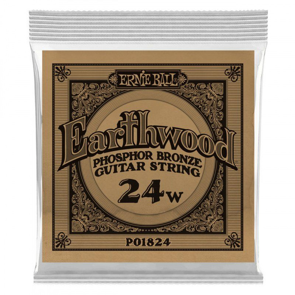 Струна для акустической гитары Ernie Ball P01824 Earthwood, фосфорная ...