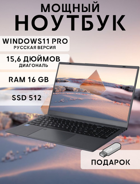 Ноутбук Intel Celeron 5095, темно-серый купить по низкой цене: отзывы ...