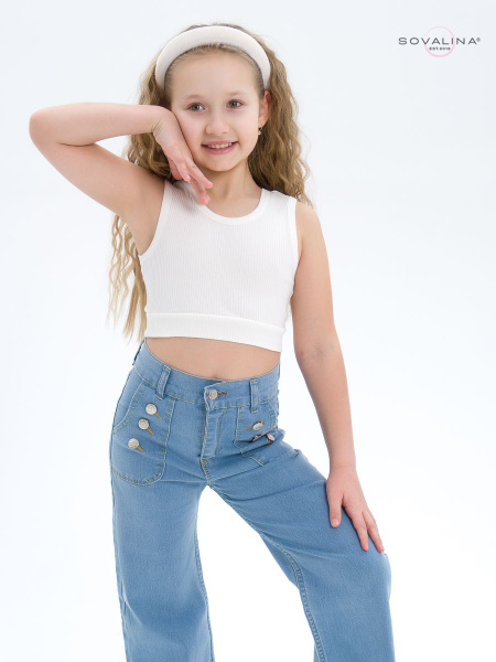 Кроп-топ SOVAlina - купить с доставкой по выгодным ценам в интернет-магазине OZON (1439975677)