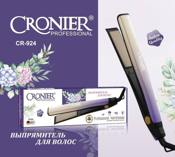 Выпрямитель для волос CRONIER CR-924 - купить по доступным ценам в интернет-магазине OZON ...