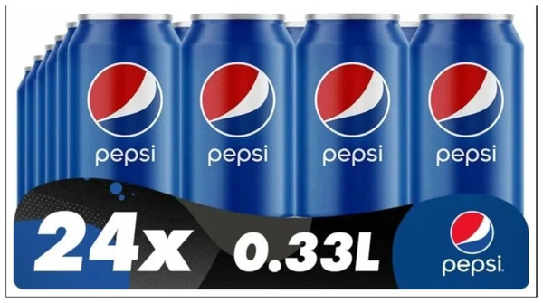 Пепси 0,33л.*24шт. Беларусь Pepsi - купить с доставкой по выгодным ...