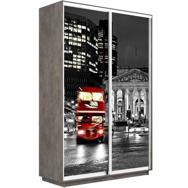 Шкаф-купе Мебельная компания Е1 Экспресс фотопечать 1026 лондон ...