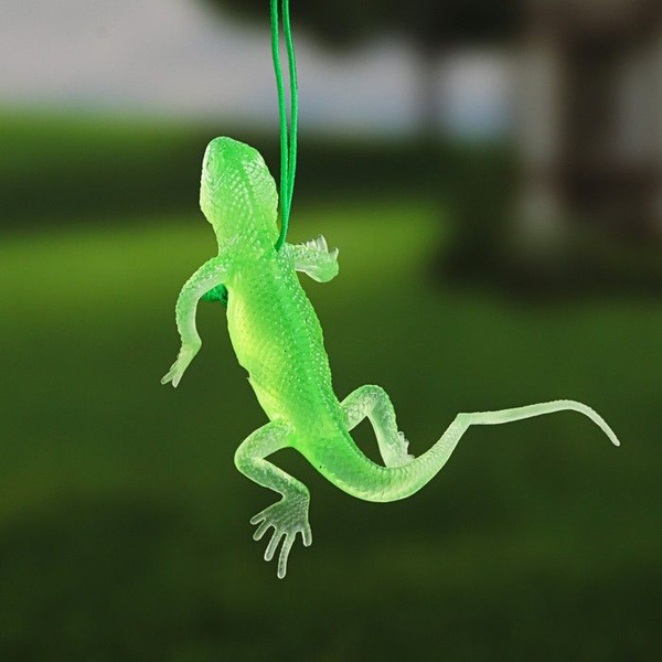 Светящаяся декоративная подвеска Ящерица, 10 4.5 см 10 шт., На газон ...