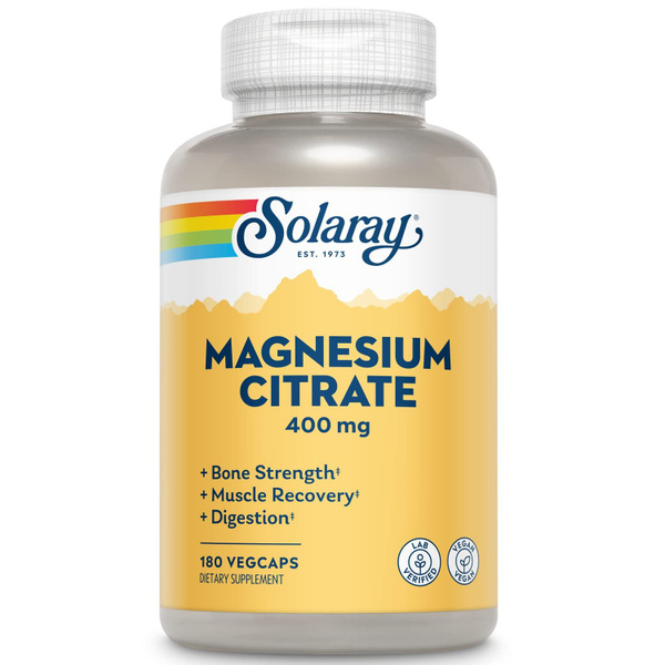 Solaray, Магний цитрат 90 капсул Magnesium Citrate, 400мг - купить с ...