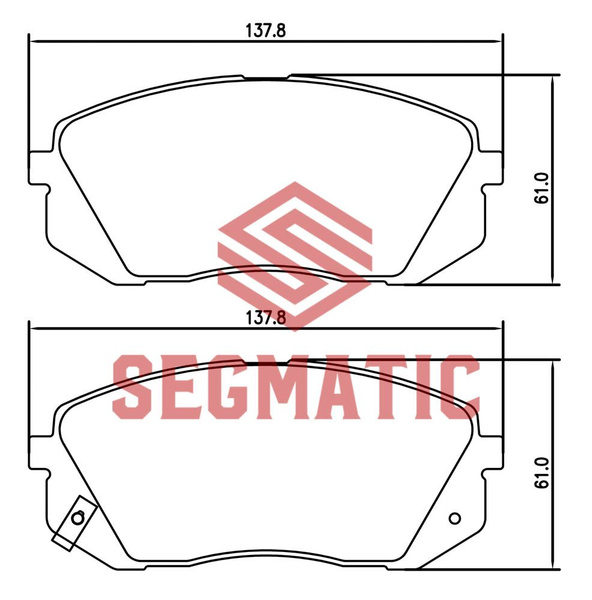 Колодки тормозные SEGMATIC SGBP2561 - купить по низким ценам в интернет ...