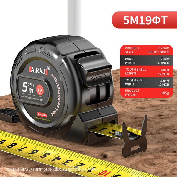 Измерительная рулетка Бытовая AIRAJ 5 м х 19 мм купить по низкой цене с доставкой в интернет ...