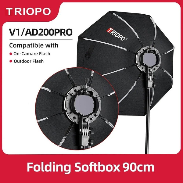 Triopo KX 90 см Восьмиугольник Софтбокс Кронштейн - купить с доставкой ...
