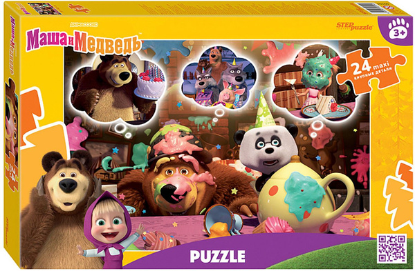Puzzle-maxi 24 Маша и Медведь - купить с доставкой по выгодным ценам в ...