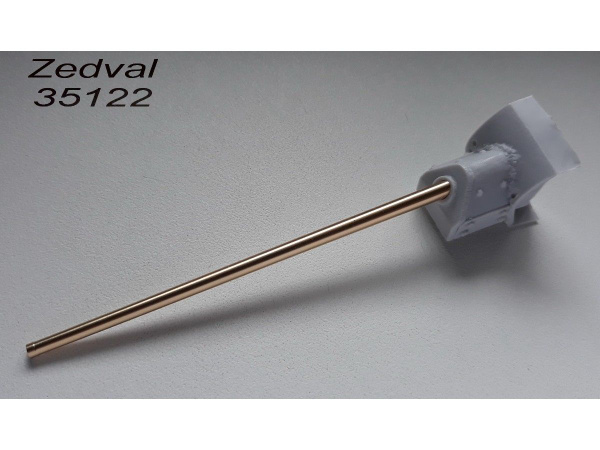 35122 ZEDVAL 1:35 57мм ствол ЗИС-4 с бронемаской - купить с доставкой ...