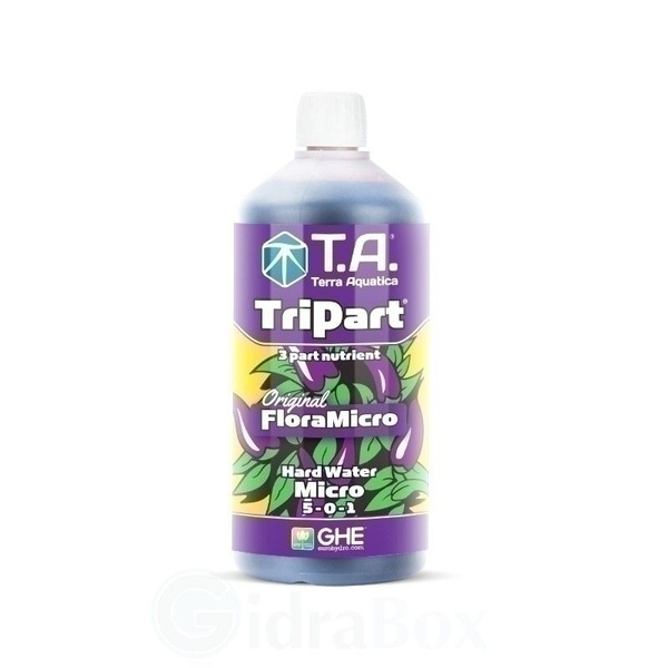 Удобрение TriPart Micro HW (Flora Micro HW для жесткой воды) 1 л ...