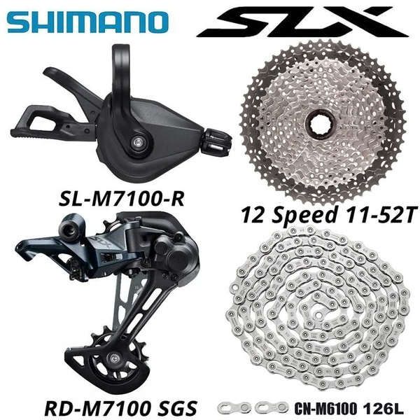 Shimano SLX M7100, группа 1x12, переключение SL-R/RD (Без окном ...